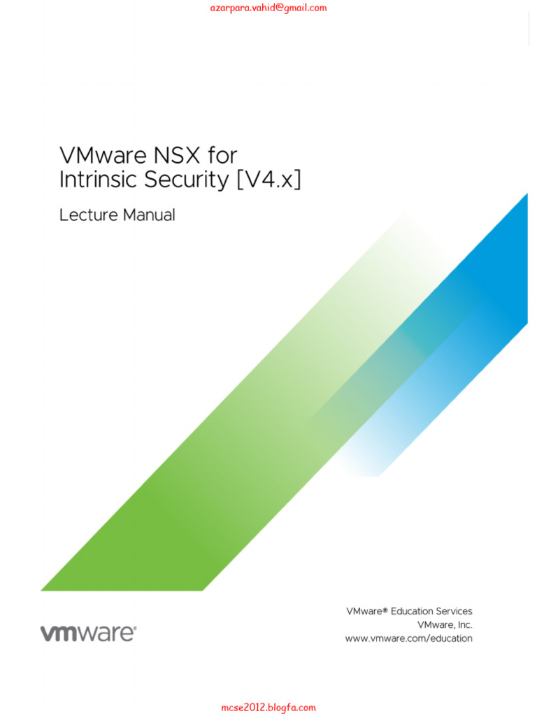 Edu en Nsxis4 Lec | PDF | Transport Layer Security | Firewall (Computing)