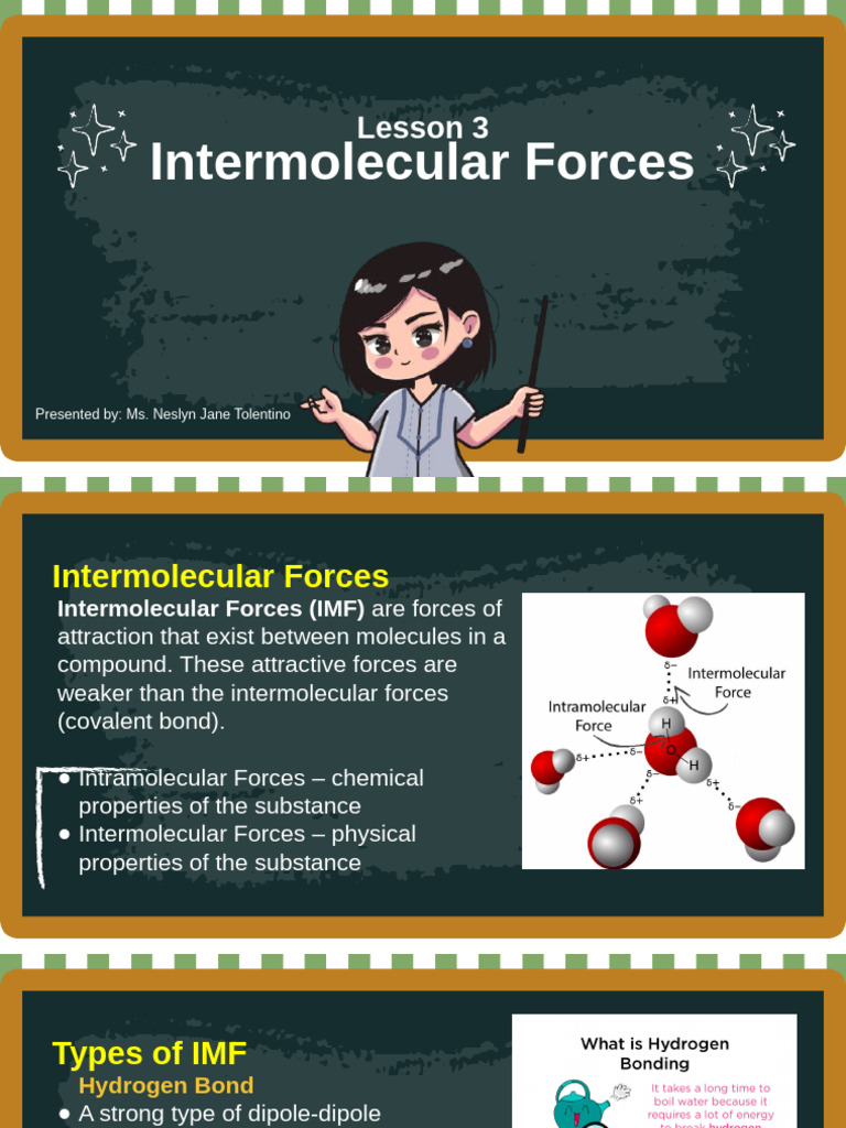 Chemistry: Understanding IMF | PDF