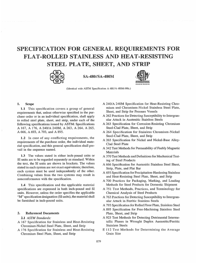 Astm A 480 | PDF