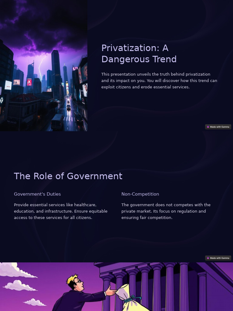 Dangers of Privatization Explained | PDF | Taxes | Profit (Economics)
