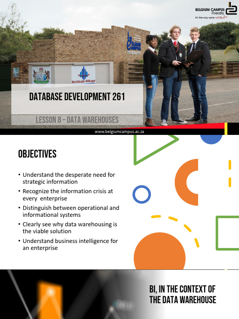 DBD261 SLID 08DataWarehouse | PDF | Data Warehouse | Data