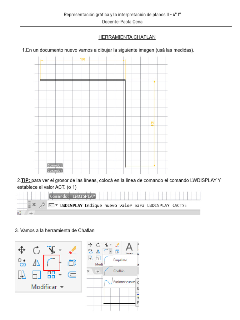 11. Herramienta Chaflan y Radio | PDF