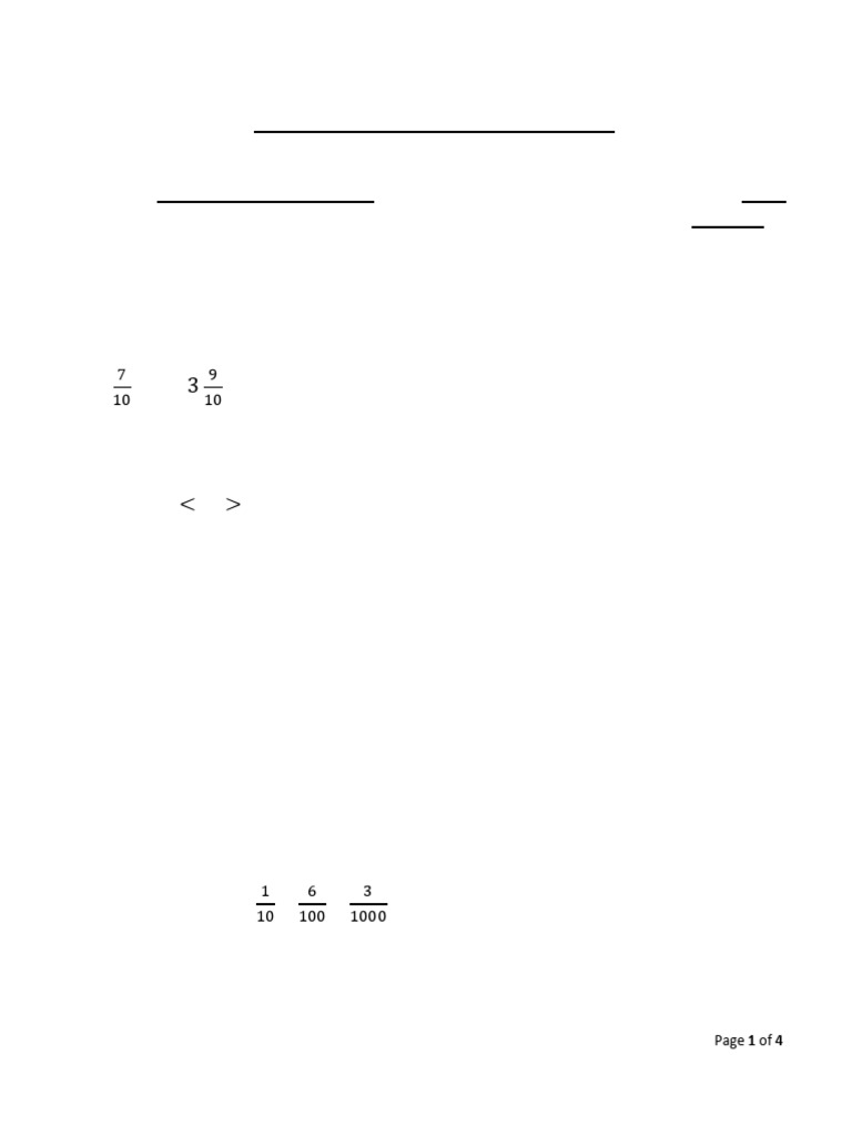 Grade 5 Math Revision Sheet 2 Term 2 | PDF | Percentage | Mathematical ...
