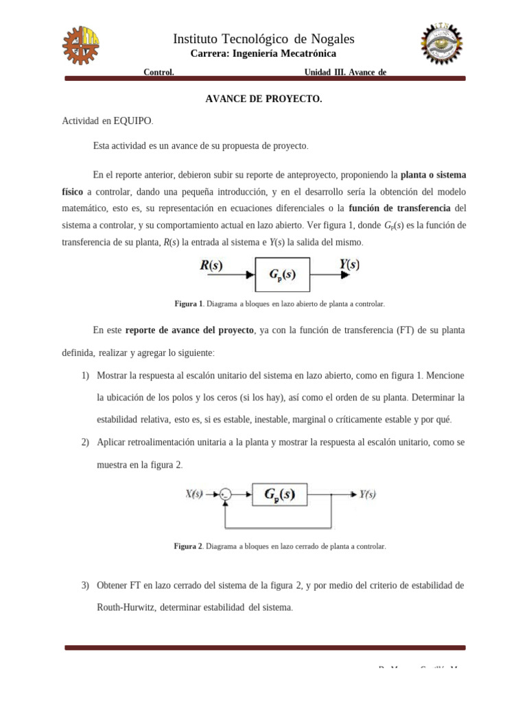 Avance de proyecto U3 | PDF | Matemáticas Aplicadas