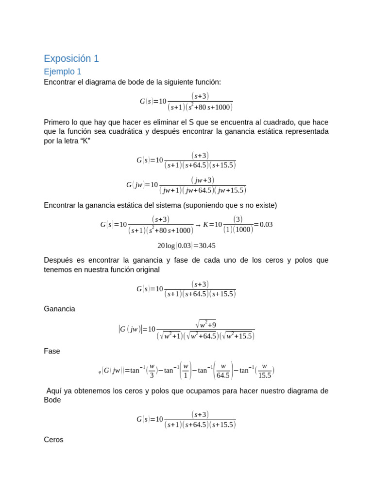 Ejercicios de Expocicion (Recuperado) | PDF