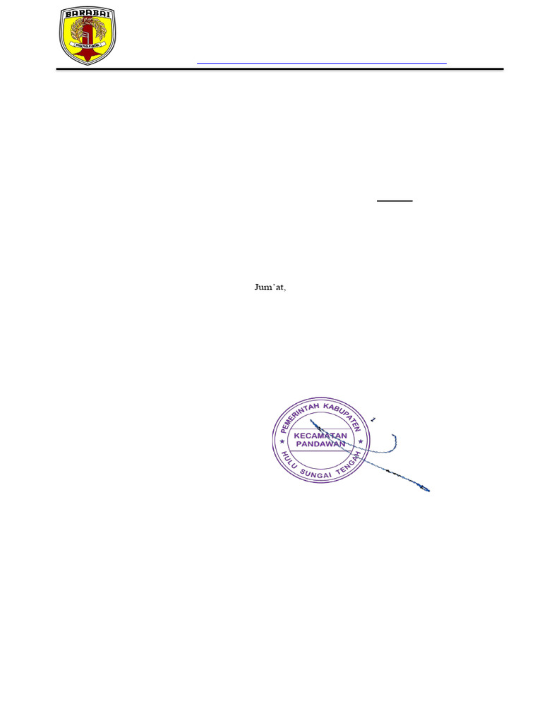 Surat Undangan Musrenbang Kecamatan 2025 | PDF