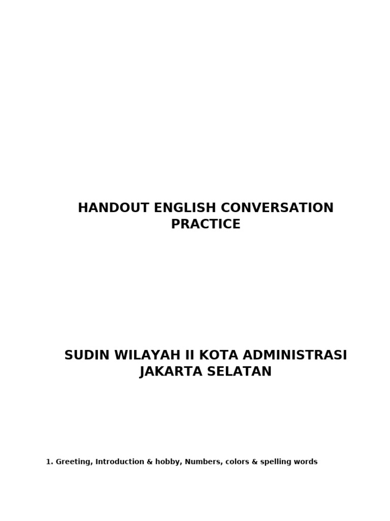 Conversation Practice | PDF | Lunch