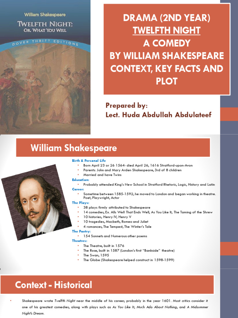 Twelfth Nights Lectures | PDF | Twelfth Night