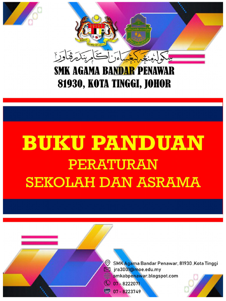 Buku Panduan Peraturan Sekolah Dan Asrama SMKABP | PDF