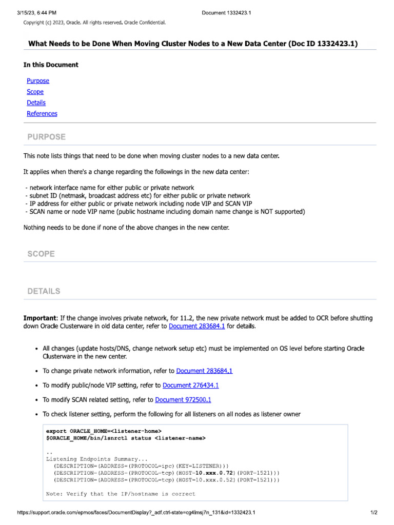 What Needs To Be Done When Moving Cluster Nodes To A New Data Center ...