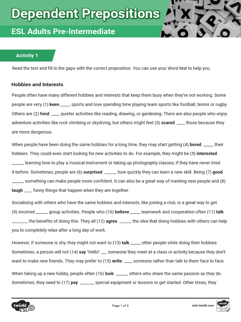 L2 Worksheet (Differentiated) | PDF | Parenting | Adolescence