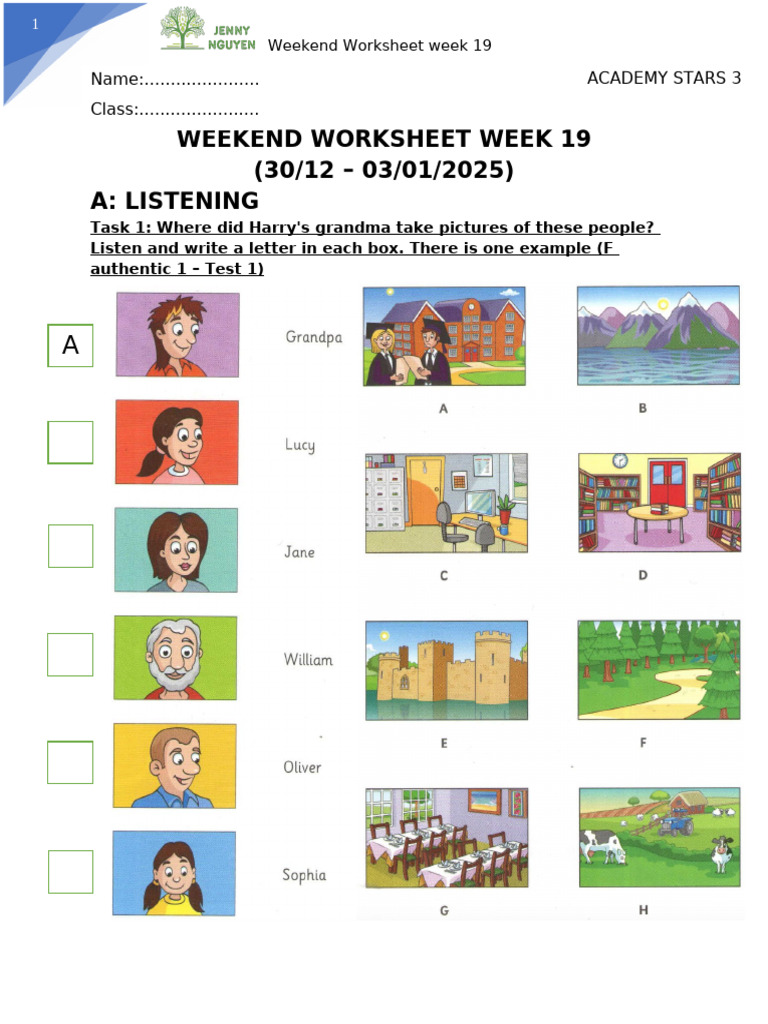 AS3 - Weekend Worksheet 19 | PDF