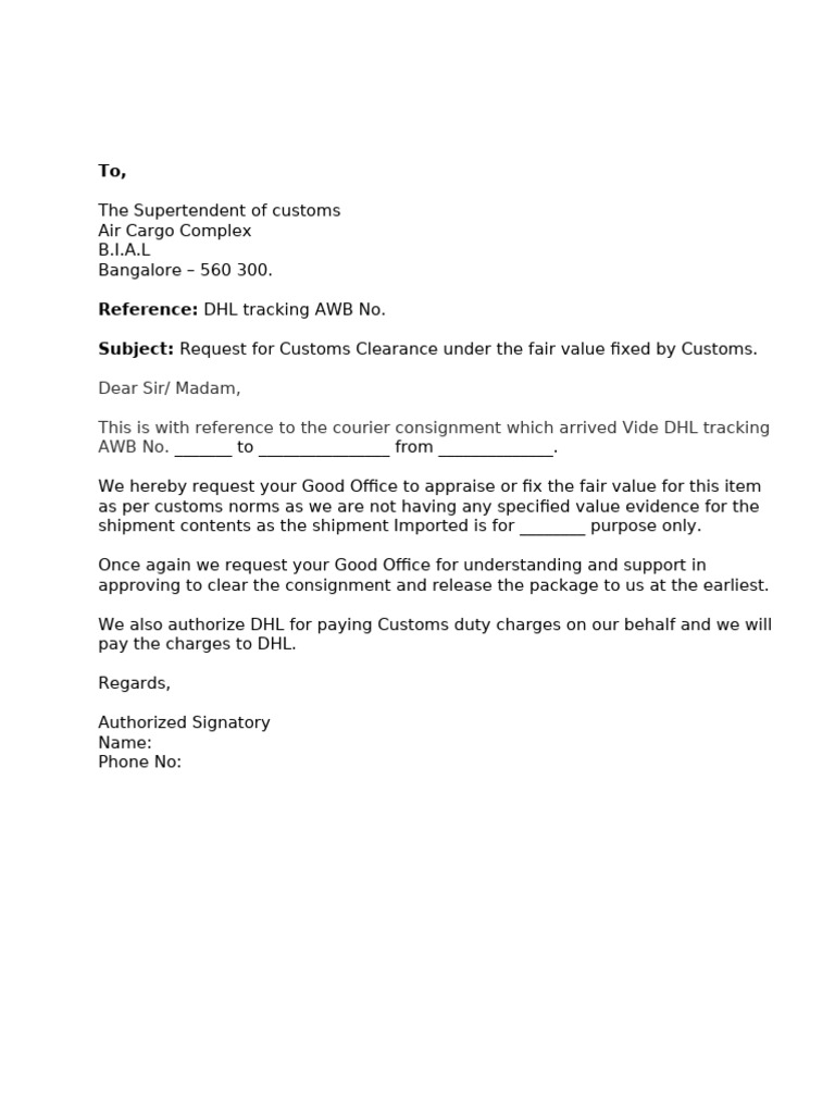 Value Evidence Absence Letter | PDF