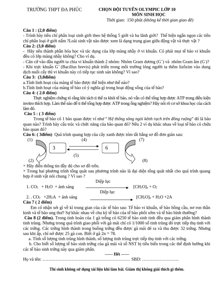 26790.Đề thi chọn HSG | PDF