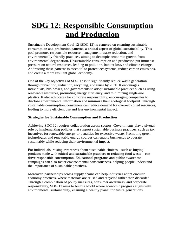 SDG 12 | PDF