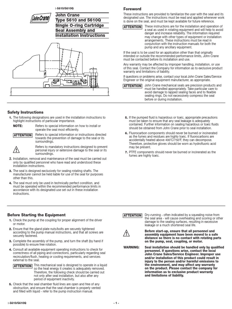 I-5610_5610Q | PDF | Pump | Mechanical Engineering