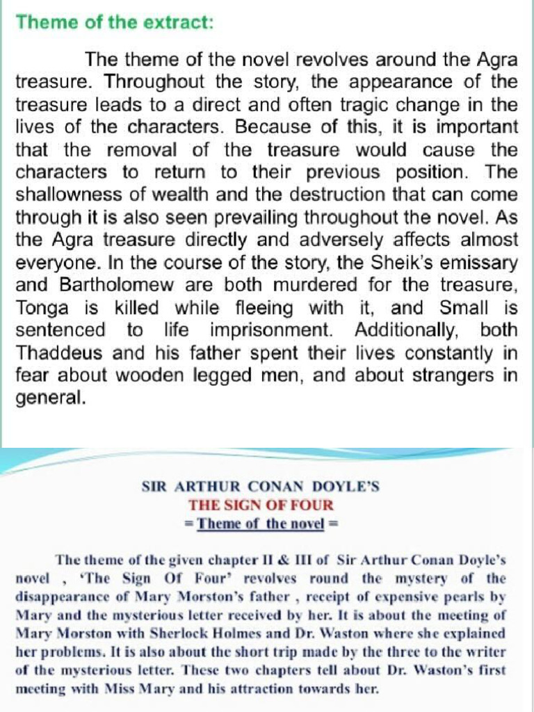 4.4 The Sign of Four | PDF