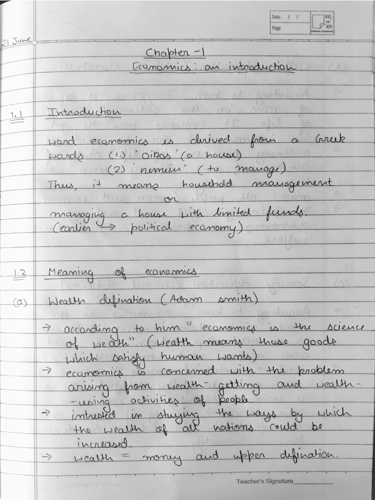 Eco (Statistics) CH 1 | PDF