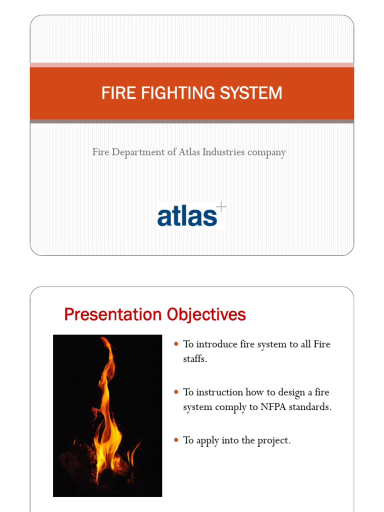 Fire System Presentation | PDF | Fire Sprinkler System | Pump