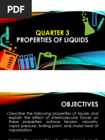 Lesson 3 Properties of Liquid and IMF | PDF | Liquids | Evaporation