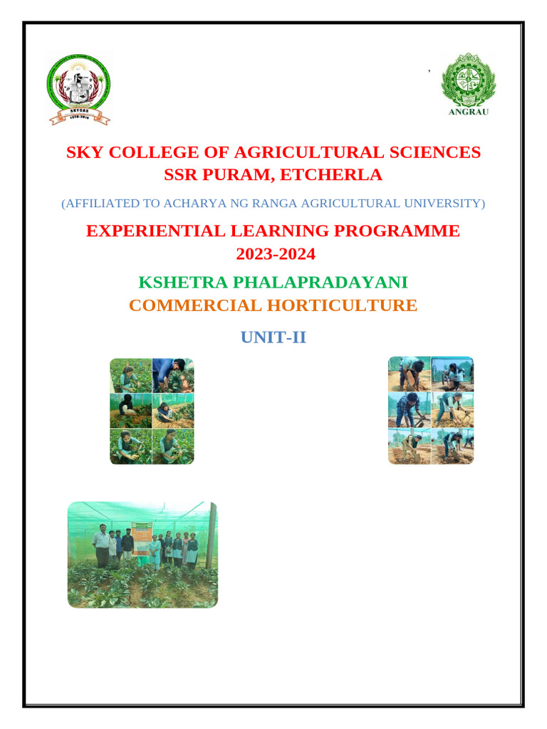 Hort Cover Page | PDF