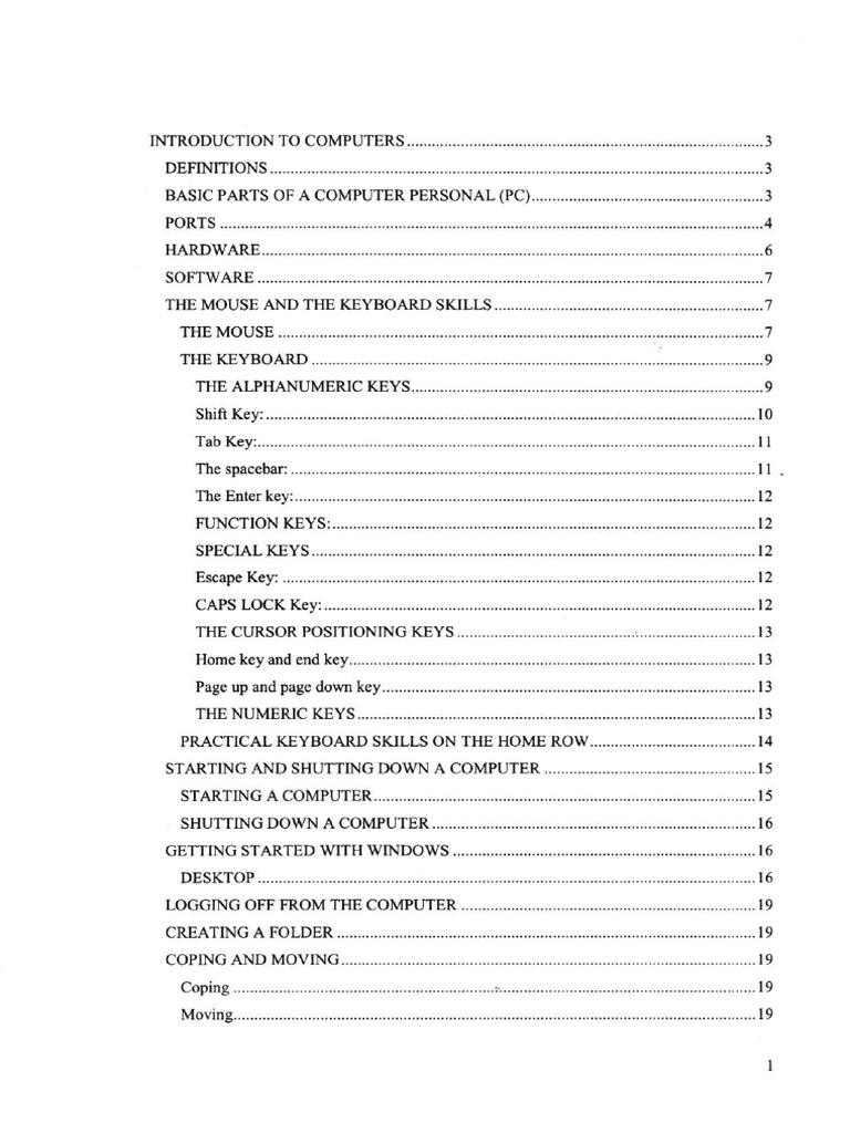 Intorduction To Computer | PDF