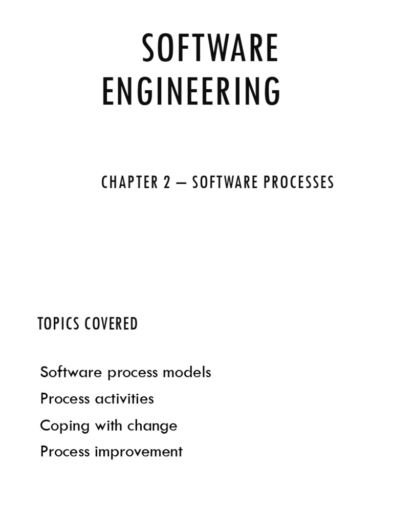02_Ch2 Software Processes | PDF | Software Development Process | Software