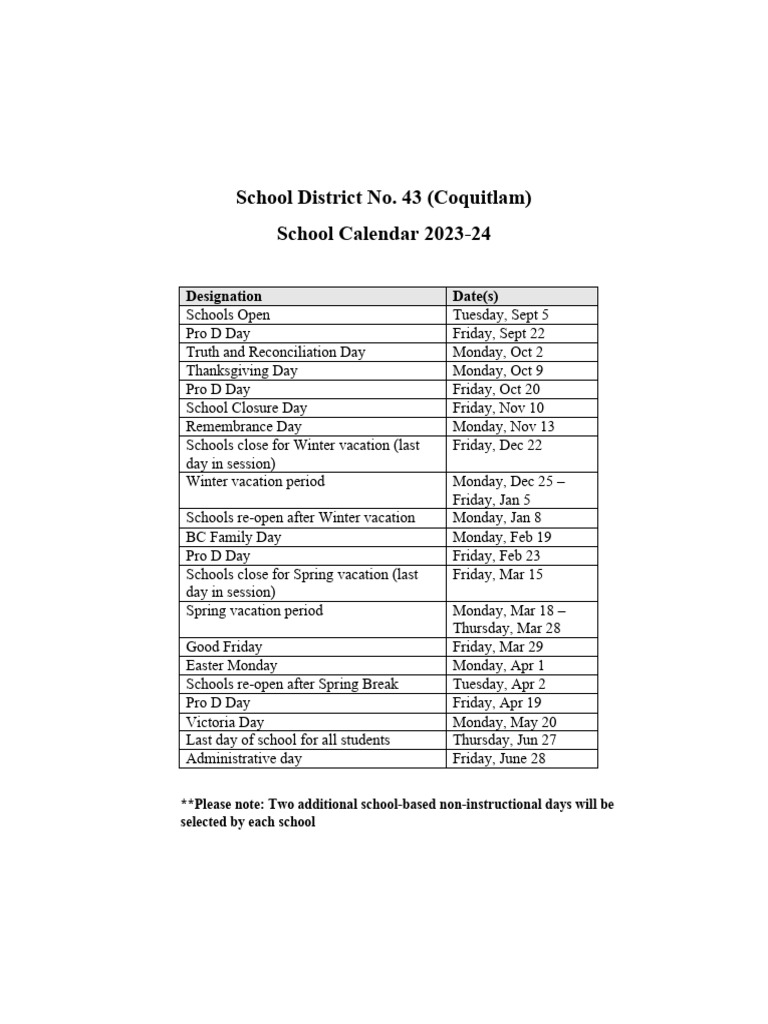 2023-24 School Calendar_Approved (1) | PDF