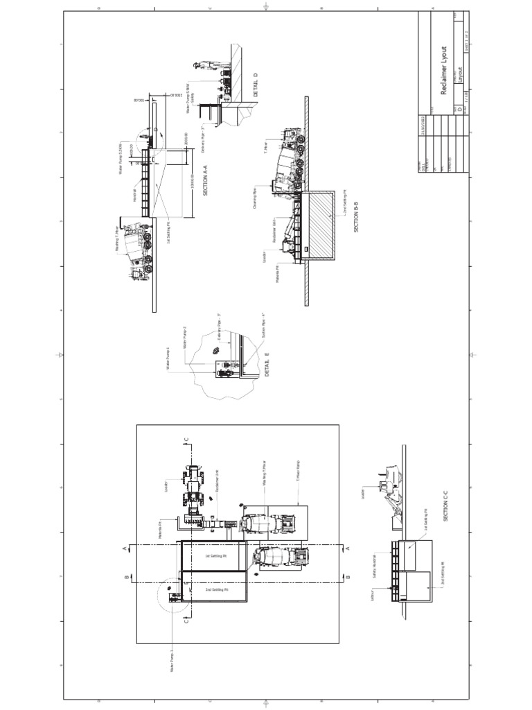 Reclaimer Layout and Specifications | PDF | Hydraulics | Turbomachinery