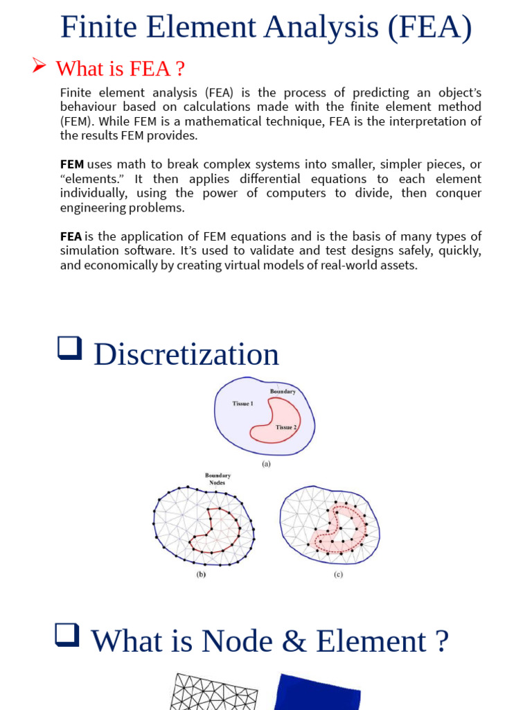 Finite Element Analysis (FEA) | PDF