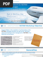 ICAO NOTAM Format Example for Airports | PDF | Air Traffic Control | Runway