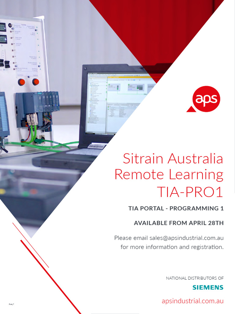 TIA-PORTAL-TRAINING (1) | PDF | Personal Computers | Programmable Logic Controller