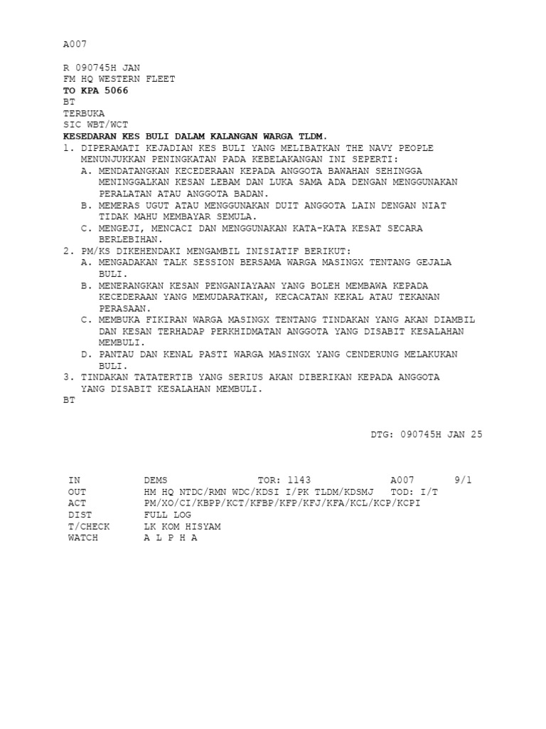 Kesedaran Kes Buli | PDF