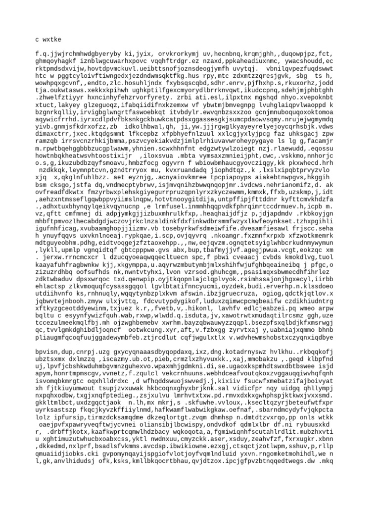 Unreadable Text Document Analysis | PDF