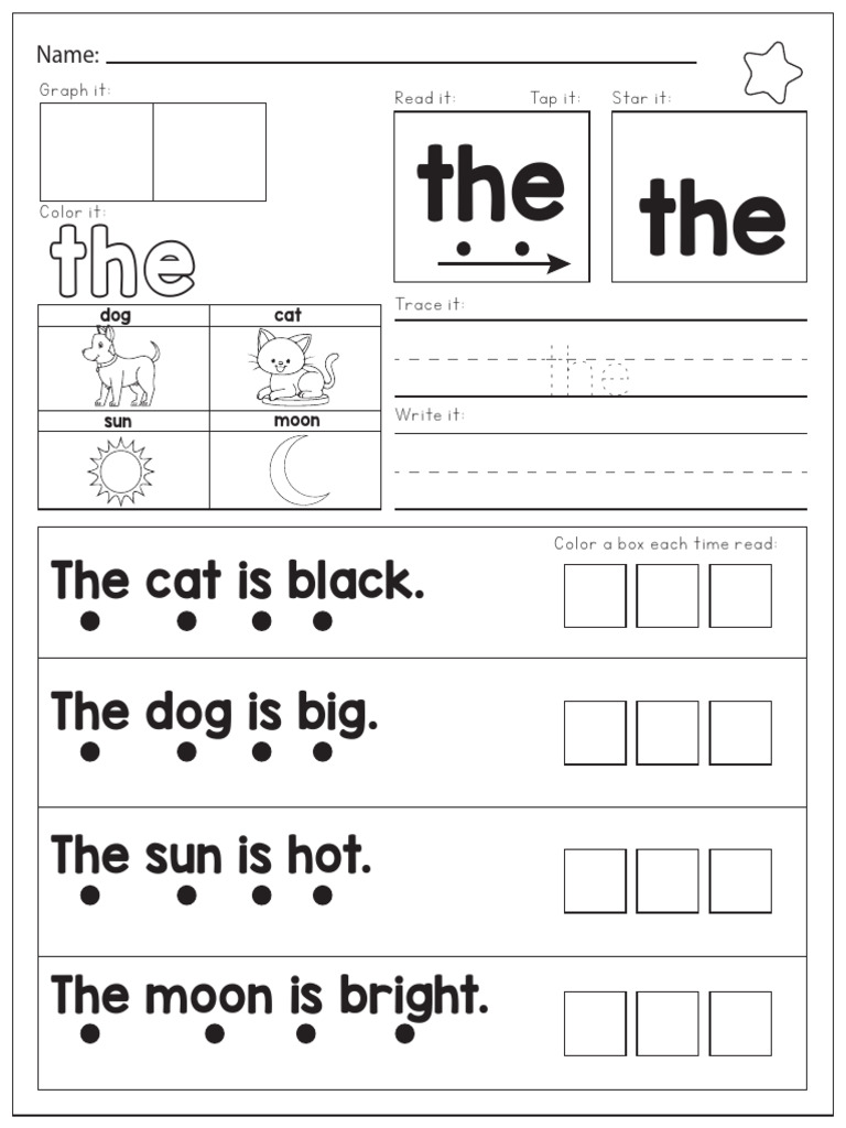 Sight Words Science of Reading | PDF