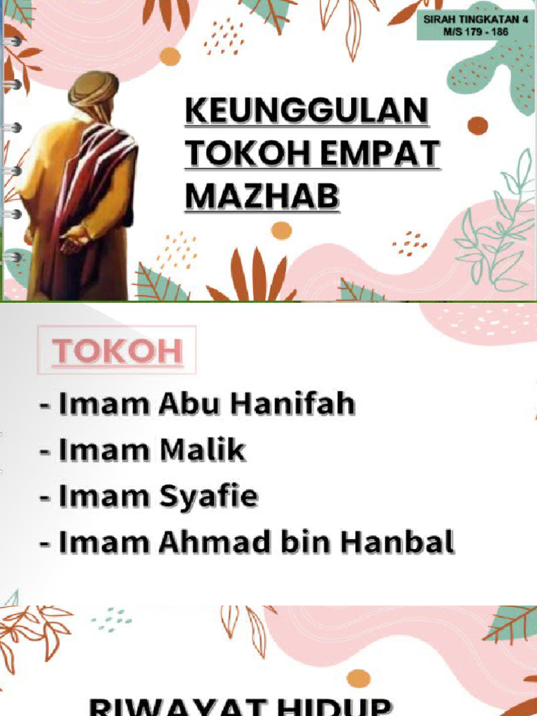 tokoh 4 mazhab & wasatiyah t4 | PDF
