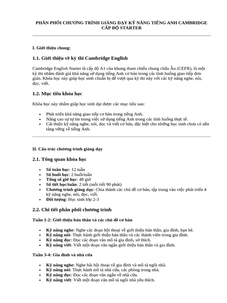 Starter | PDF