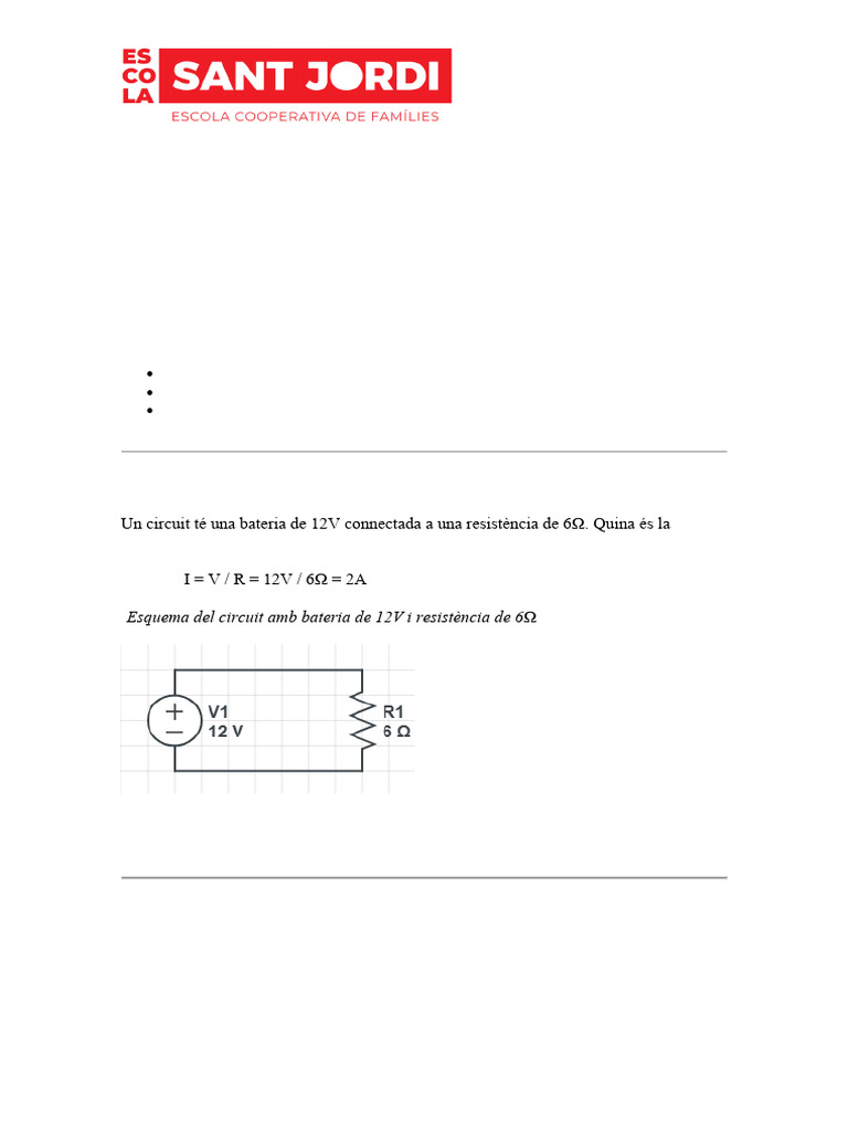 Teoria Llei D'ohm | PDF