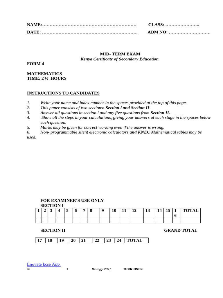 MATH F4 QNS Midterm Term 2 | PDF | Geometry | Mathematical Physics