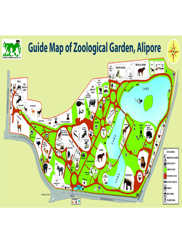 Kolkata Zoo Map | PDF