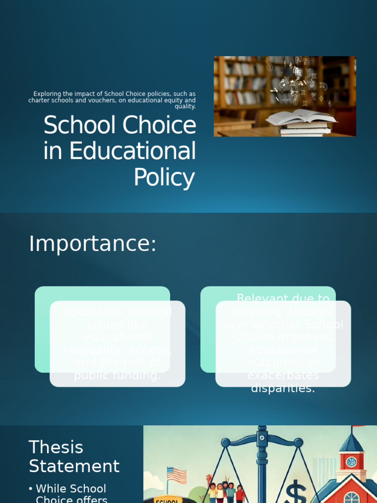 School Choice in Educational Policy | PDF | Policy | School Choice