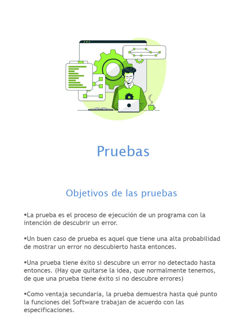 Pruebas 1 | PDF | Software | Programa de computadora