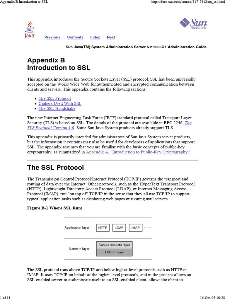 Introduction to SSL | PDF | Transport Layer Security | Public Key Certificate