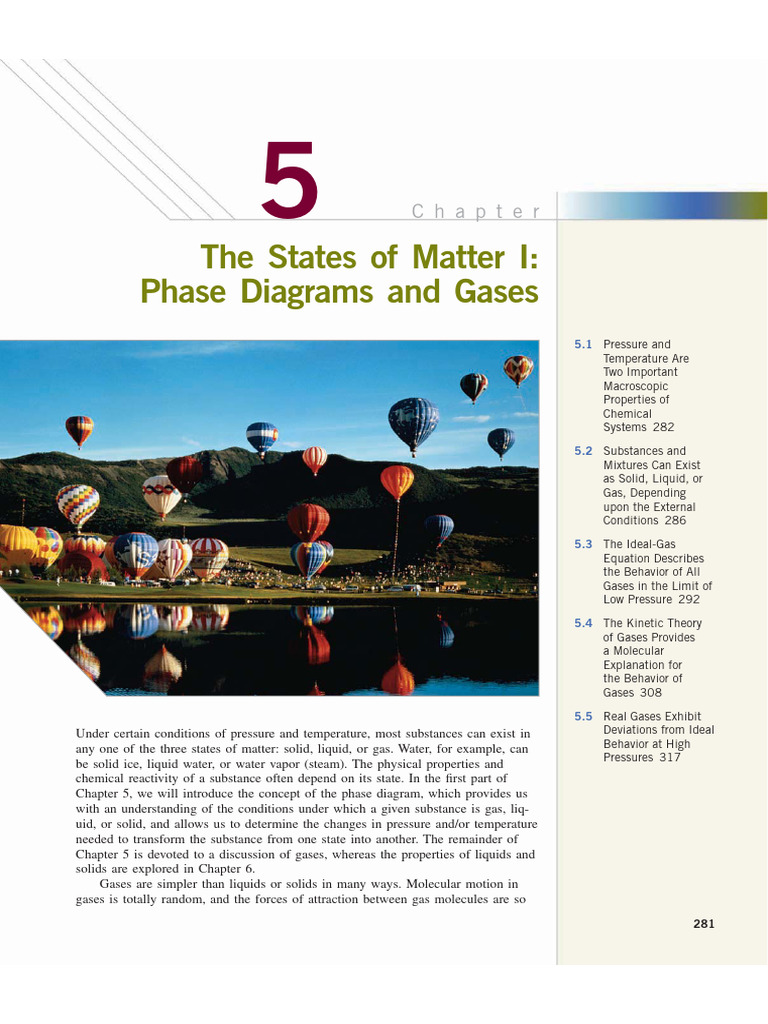 Chapter 5 | PDF | Gases | Liquids
