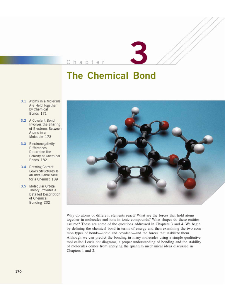 Understanding Chemical Bonds in Molecules | PDF | Chemical Bond ...