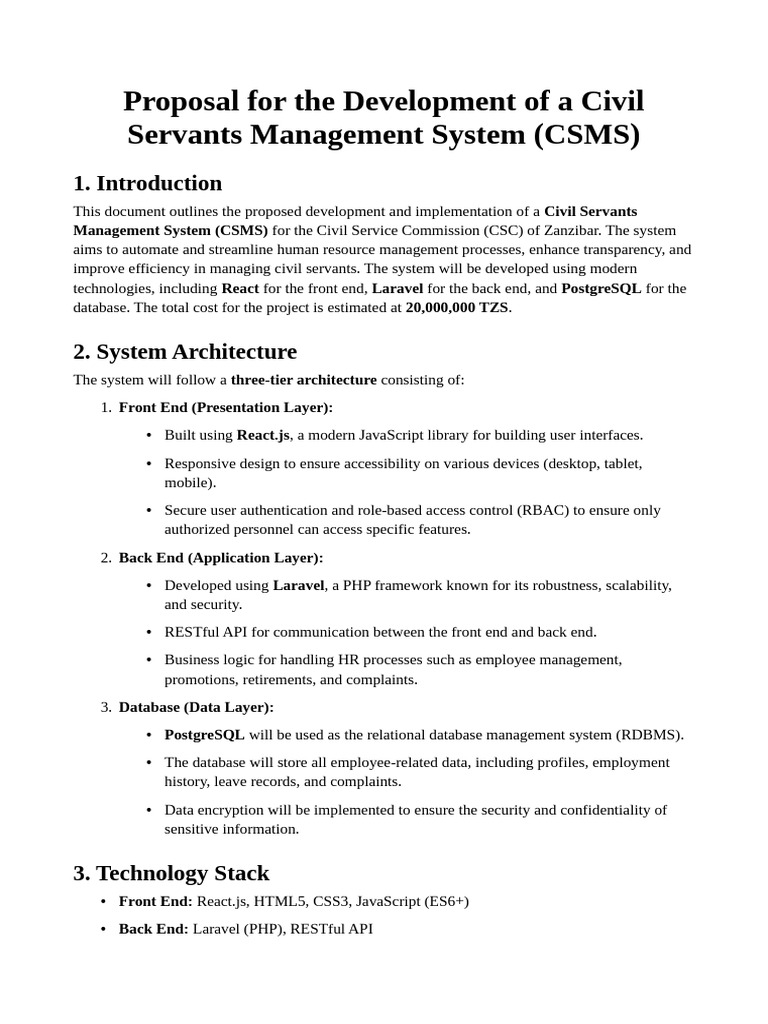 csm_proposal | PDF | Databases | Postgre Sql