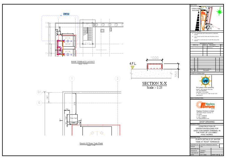 Water Tank Plinth Details | PDF
