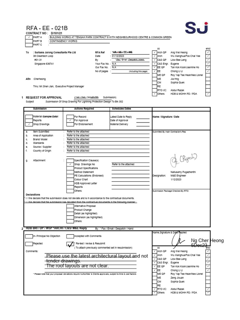 RFA EE 021B Comment | PDF | Building Materials | Mechanical Engineering