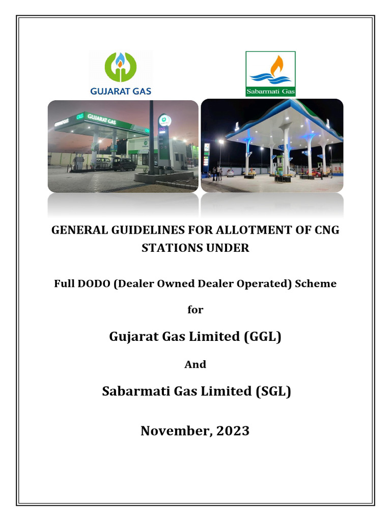 Gujarat Gas - General - Guidelines - Fdodo - Scheme | PDF | Affidavit | Diesel Fuel