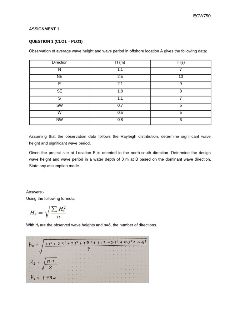 Assignment 1 | PDF | Physical Geography | Coastal Geography